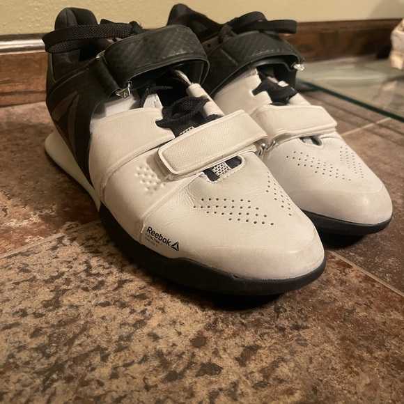 Reebok | Shoes | Reebok Black And White Legacy Lifters | Poshmark